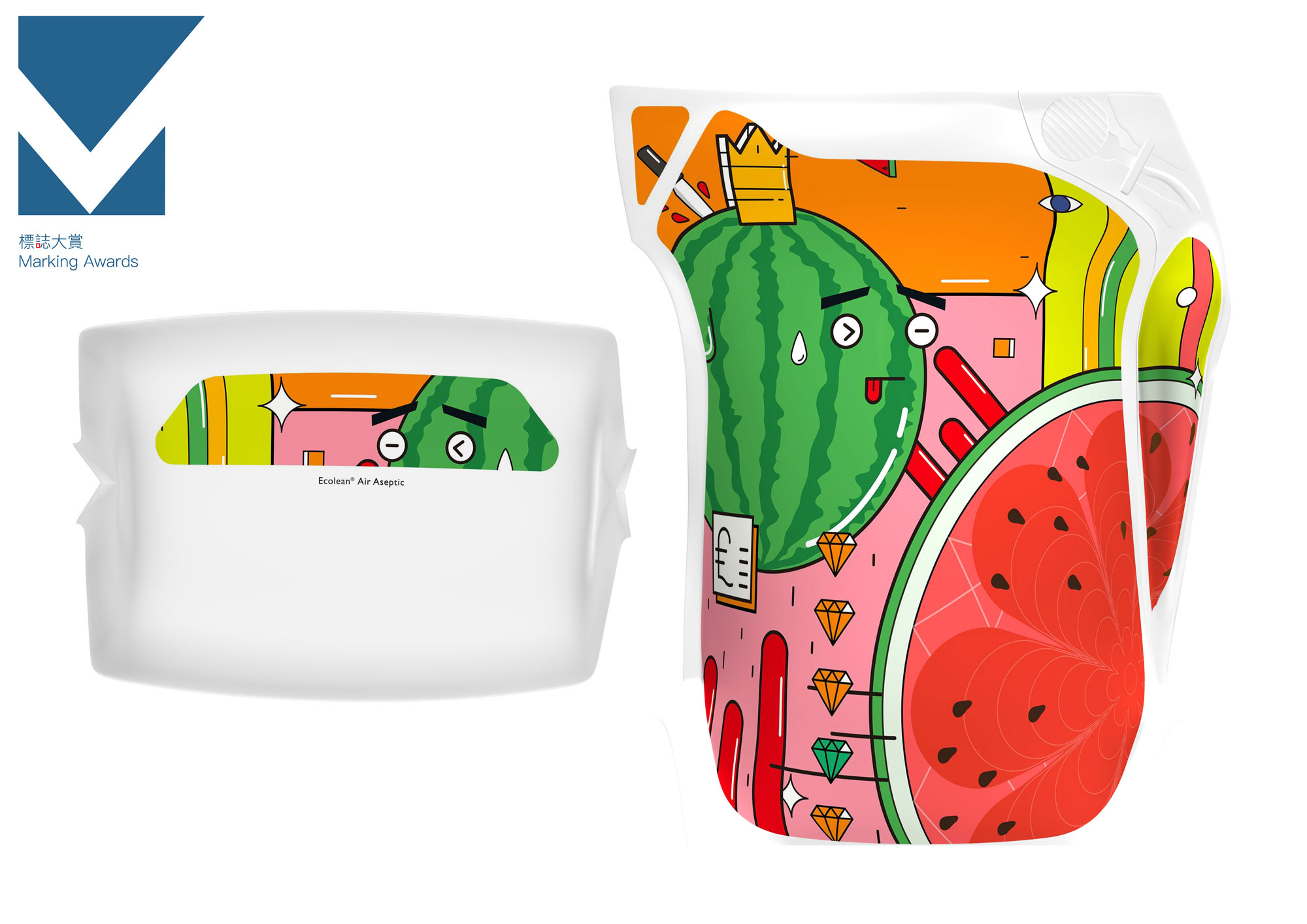 ECOLEAN® AIR ASEPTIC 500ml_Zihan Lin - Hubei Institute of Fine Arts_MA_Marking Awards, food and ...