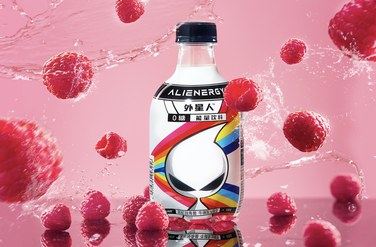 Alienergy Energy Drink Rainbow Unicorn Flavor_Genki Forest (Beijing ...