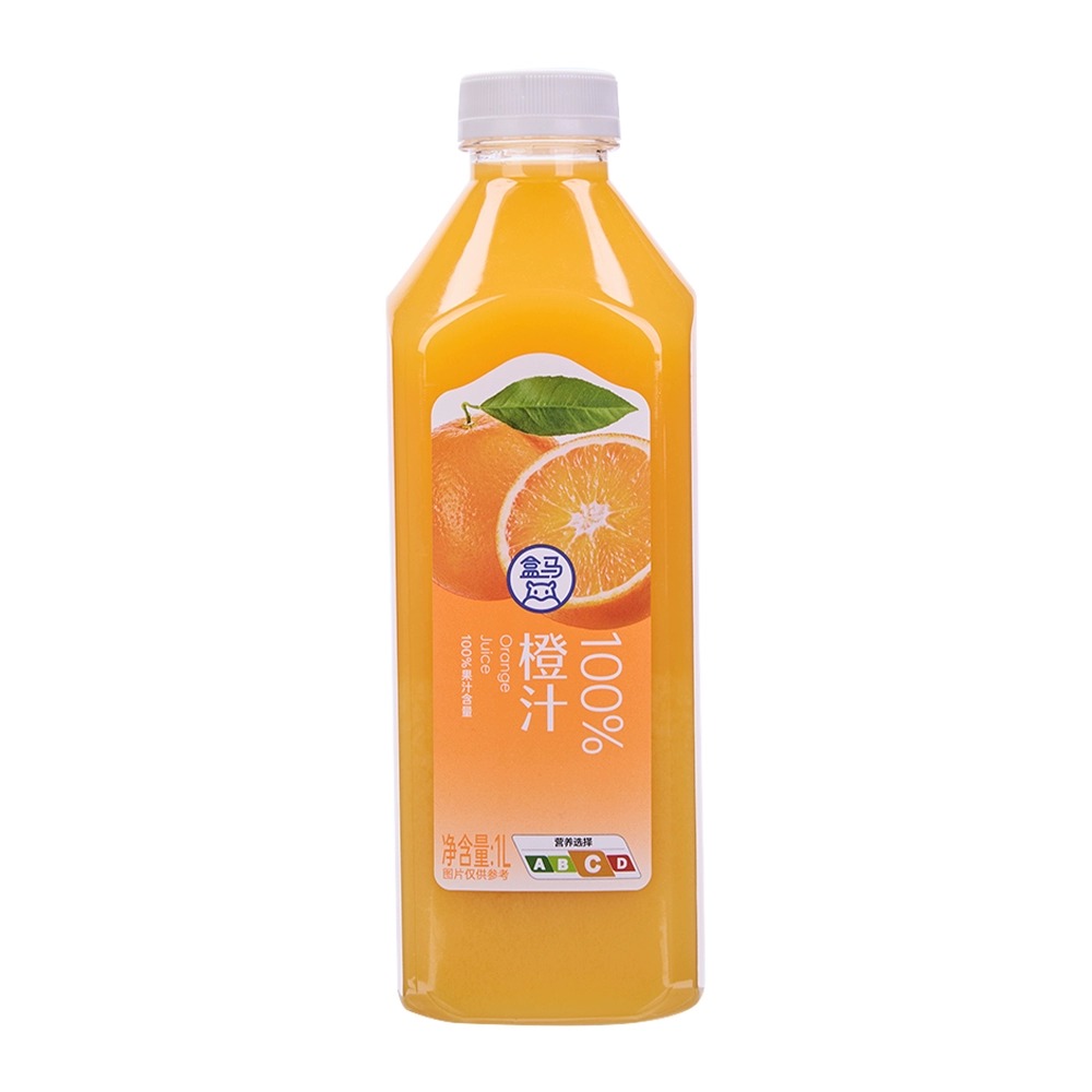 盒马 100%橙汁 1L-盒马-FoodTalks食品产品库