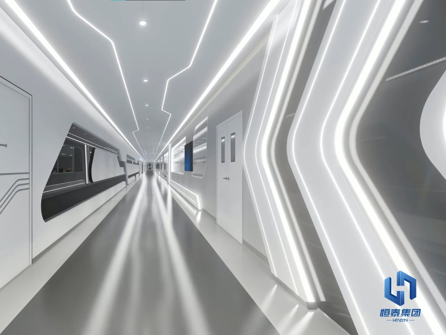 恒泰案例-汤臣倍健参观通道--FoodTalks食品案例库