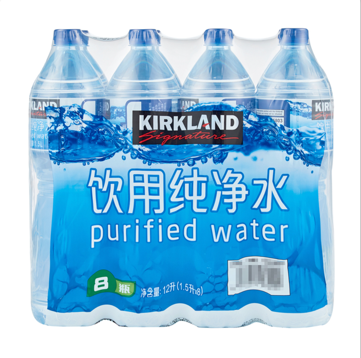 科克兰 纯净饮用水 1.5L*8-开市客中国-FoodTalks食品产品库