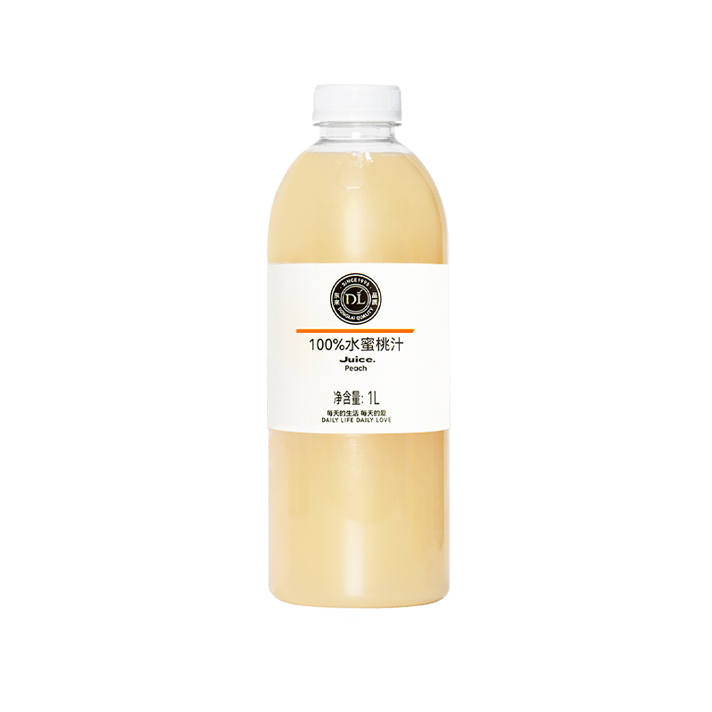 DL 100%水蜜桃汁 1L-胖东来-FoodTalks食品产品库