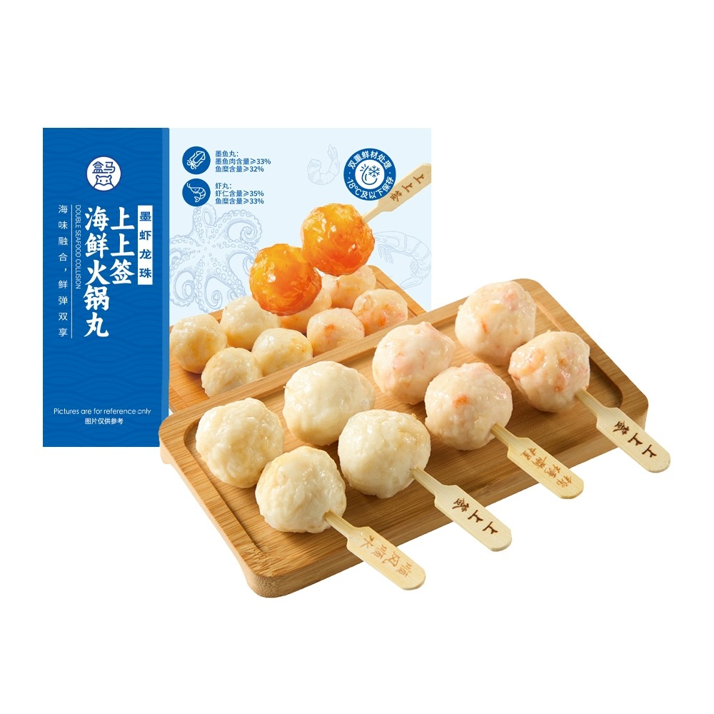 盒马 上上签海鲜火锅丸 220g-盒马-FoodTalks食品产品库