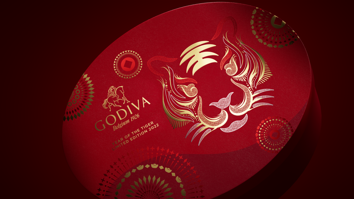 GODIVA歌帝梵2022年CNY虎年限量版礼盒包装设计-undefined-FoodTalks食品产品库