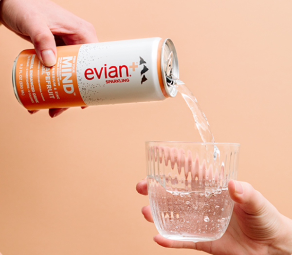 Evian Debuts Sparkling Water in Recyclable Aluminium Cans-FoodTalks全球食品资讯