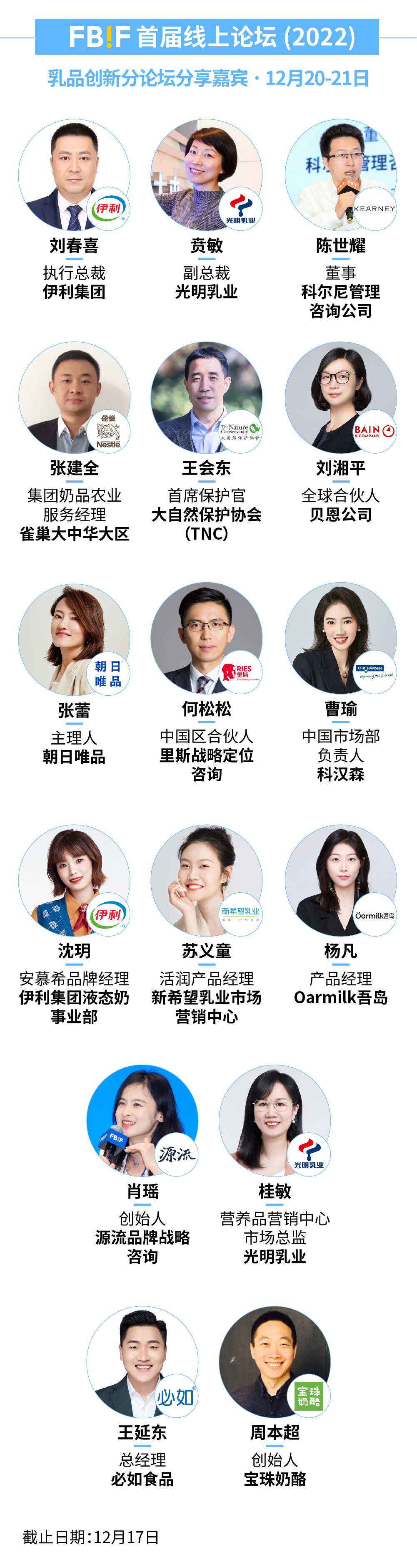 年终盛宴：FBIF首届线上论坛（2022）亮点揭晓！180+分享嘉宾，100+场分享！-FoodTalks