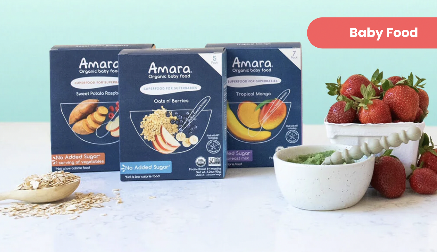 DTC婴儿食品品牌「Amara」宣完成2000万美元B轮融资-FoodTalks全球食品资讯