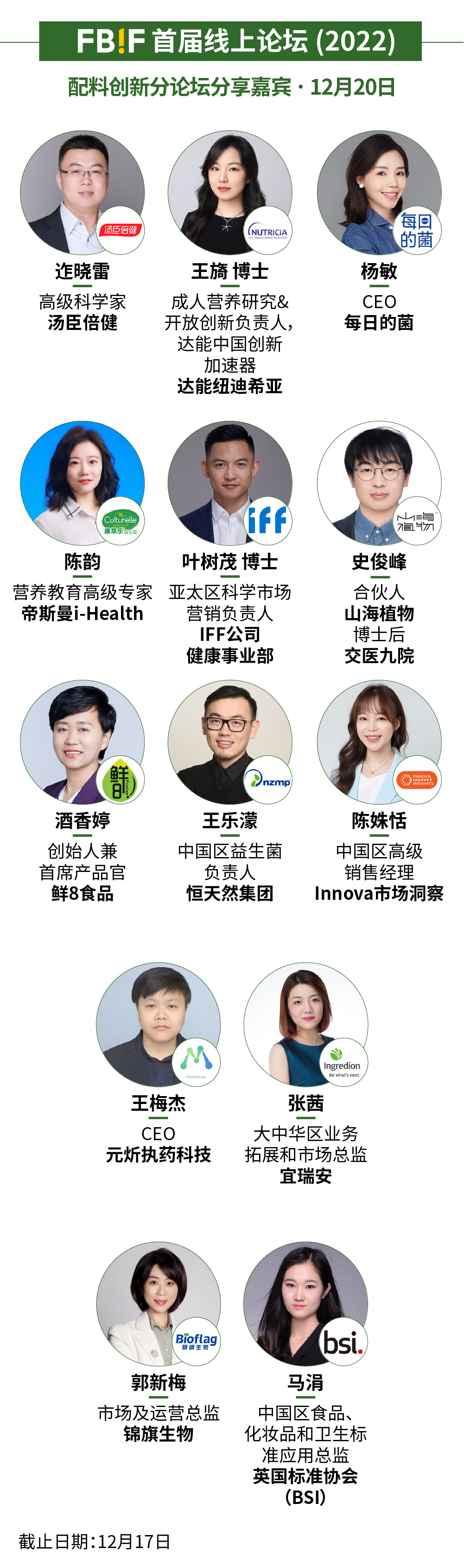 明日开播！FBIF首届线上论坛最新议程公布！180+嘉宾，100+场分享！-FoodTalks