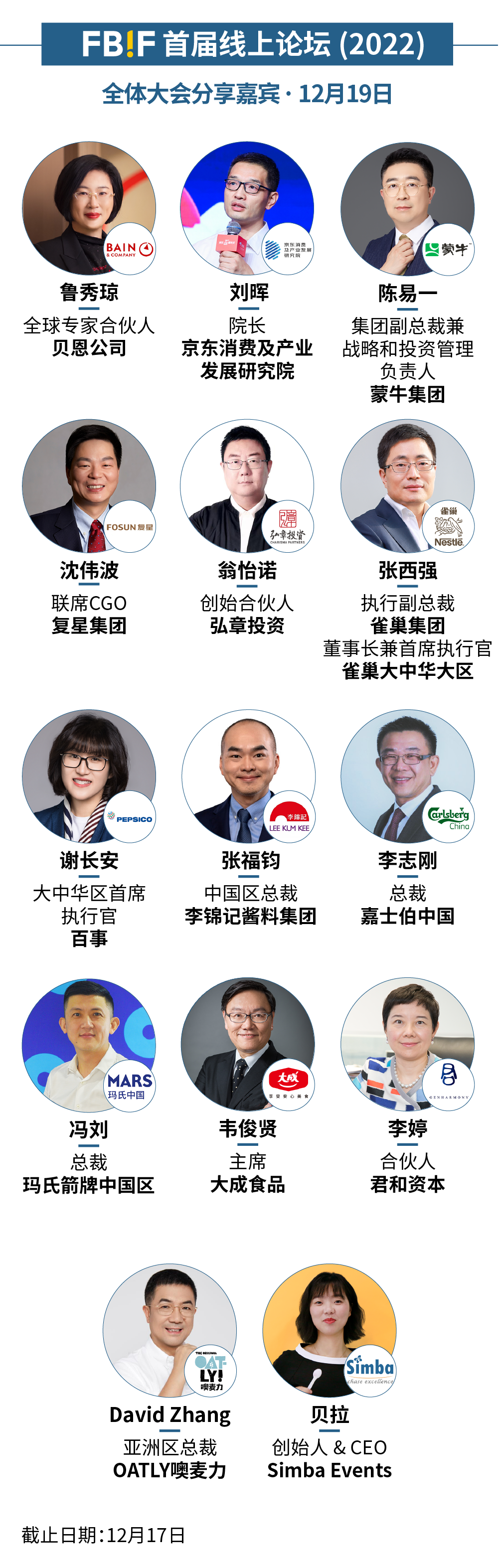 年终盛宴：FBIF首届线上论坛（2022）亮点揭晓！180+分享嘉宾，100+场分享！-FoodTalks