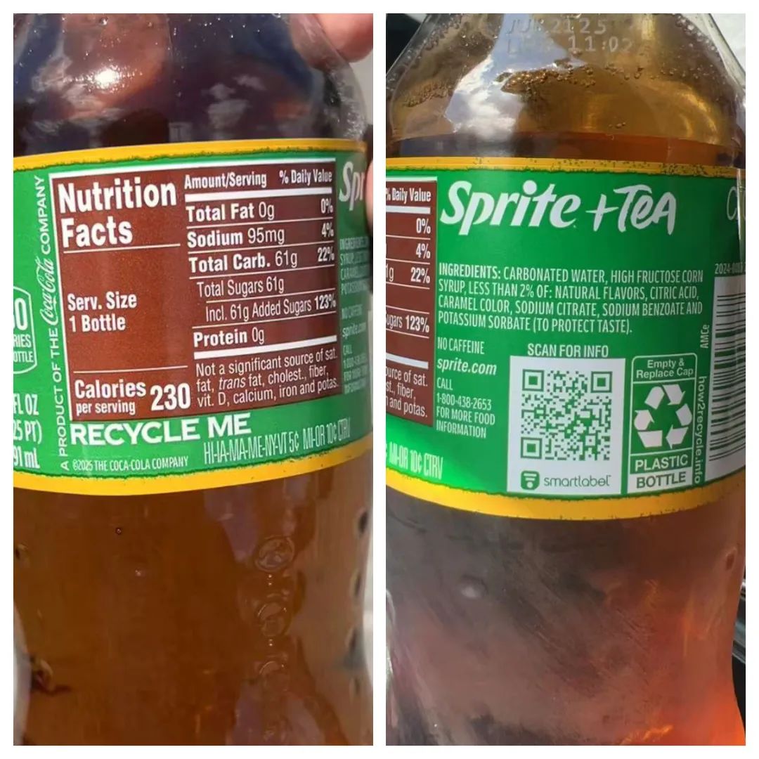 “茶味”雪碧上市了！一瓶61克糖，还被抢购一空？-FoodTalks全球食品资讯