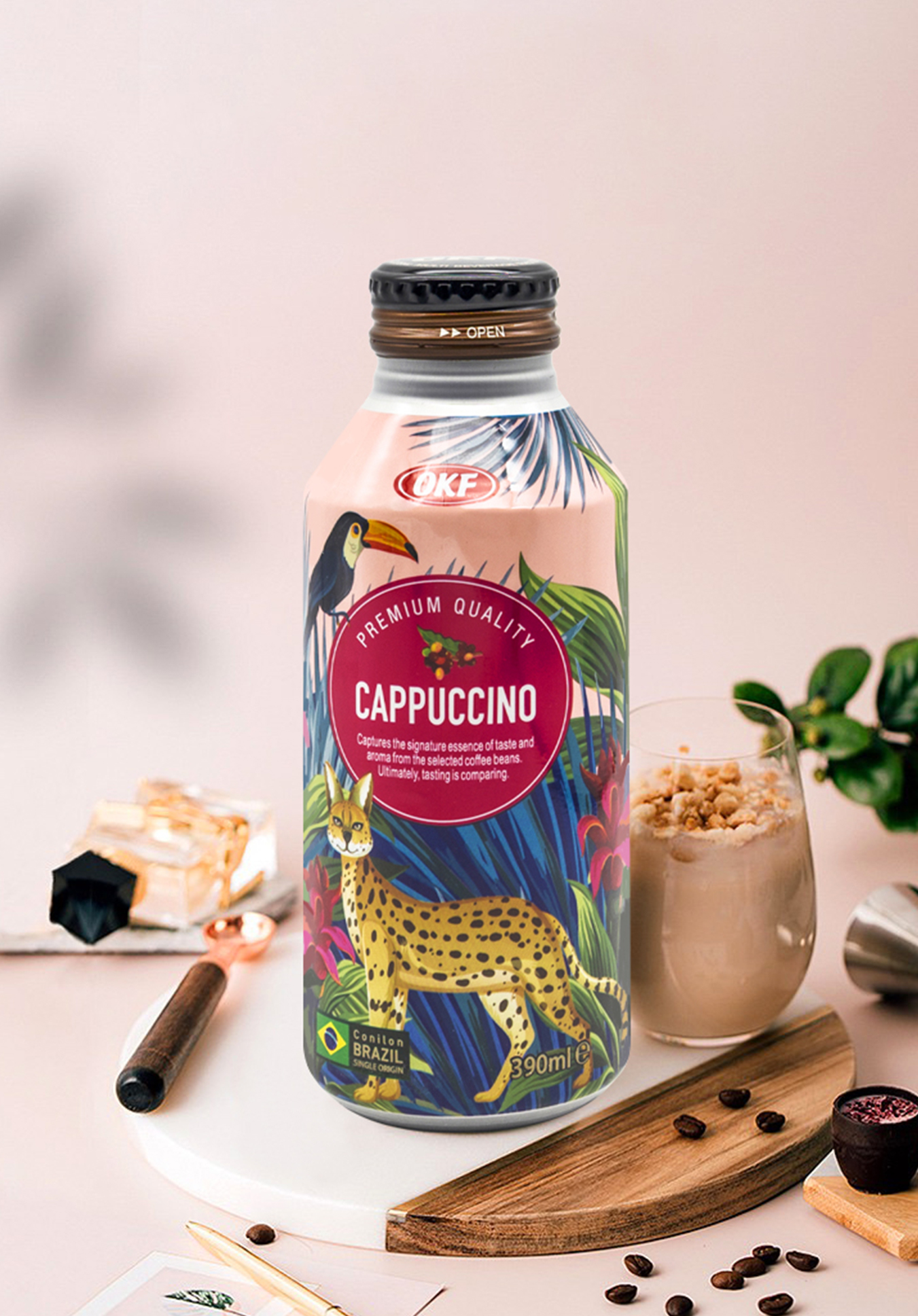 北京量子动力贸易有限公司提供OKF品牌饮料产品 - FoodTalks食品供需平台