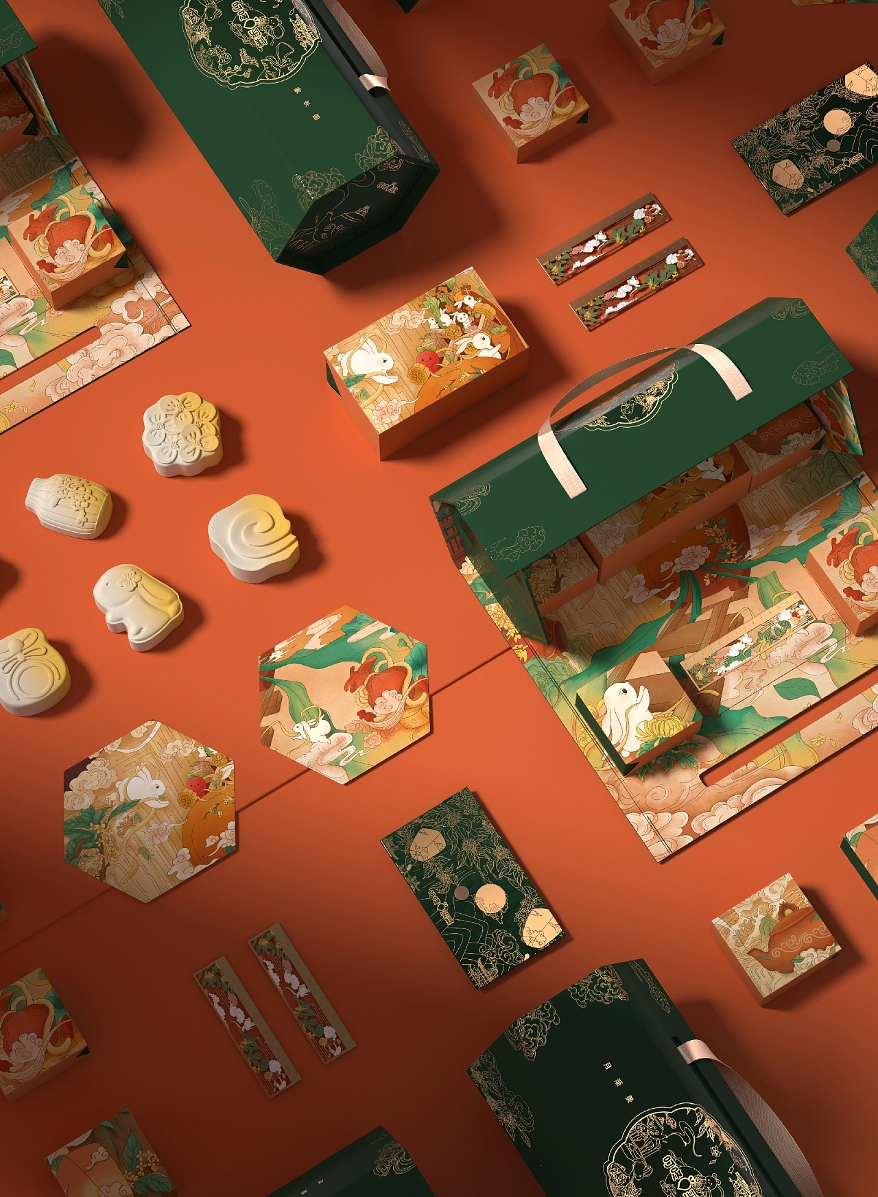 Hellolink 提供中秋礼盒设计、PR礼盒设计、国潮插画包装设计 - FoodTalks食品供需平台