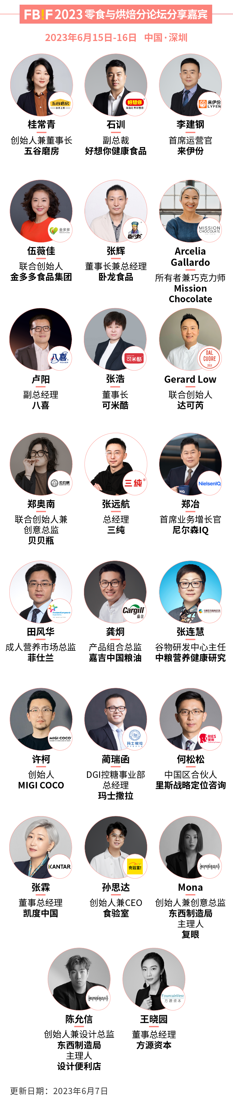 FBIF2023倒计时！食品行业顶流展会，300+演讲嘉宾，30000+专业观众！-FoodTalks全球食品资讯