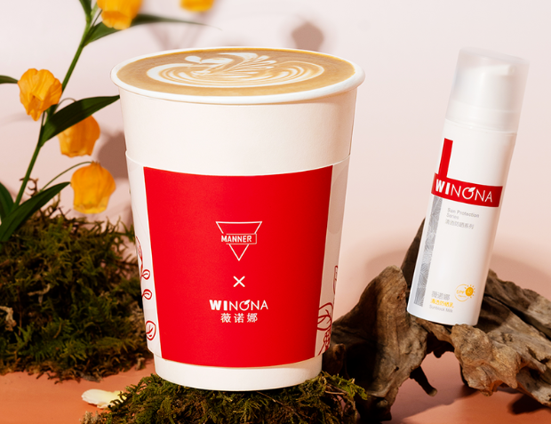 Manner Coffee x 薇诺娜推出新品：酒香桂花拿铁-FoodTalks全球食品资讯