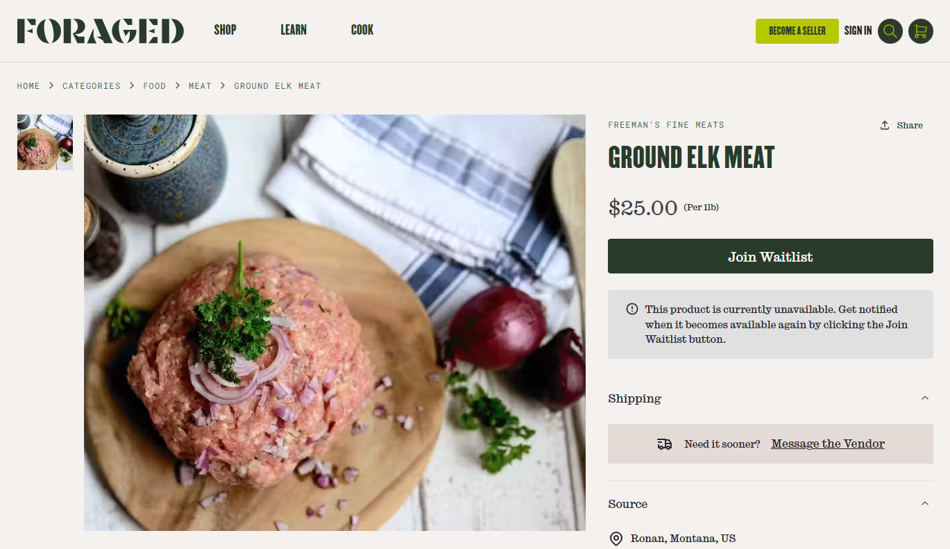 线上版的蘑菇猎人？野生食材交易平台Foraged获270万美元种子轮融资-FoodTalks全球食品资讯