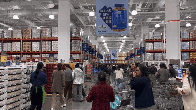 Packed! Sam's Club opens 20,000+ square meter space, customers queue ...
