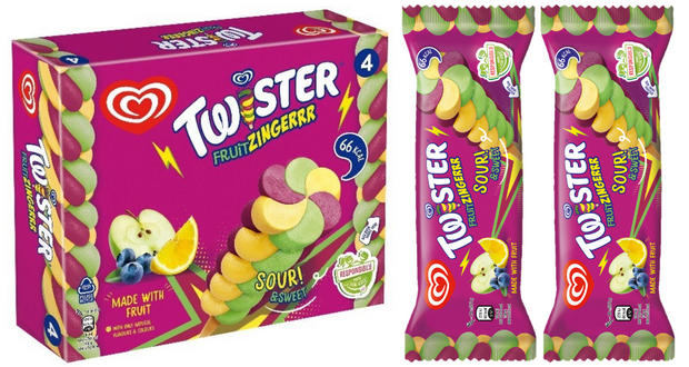 联合利华在英国推出新品：「Twister Fruit Zingerrr」冰棍-FoodTalks全球食品资讯